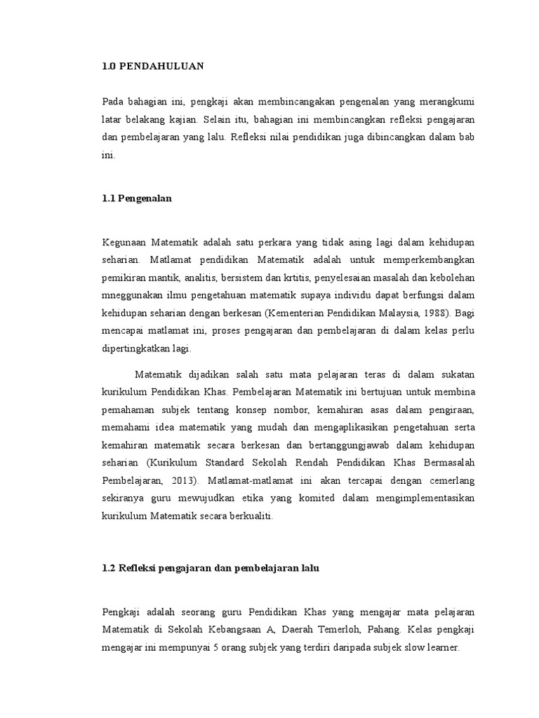 Format Penulisan Proposal PT 1 | PDF