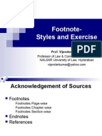 ILI Footnoting and Citation Guidelines | PDF