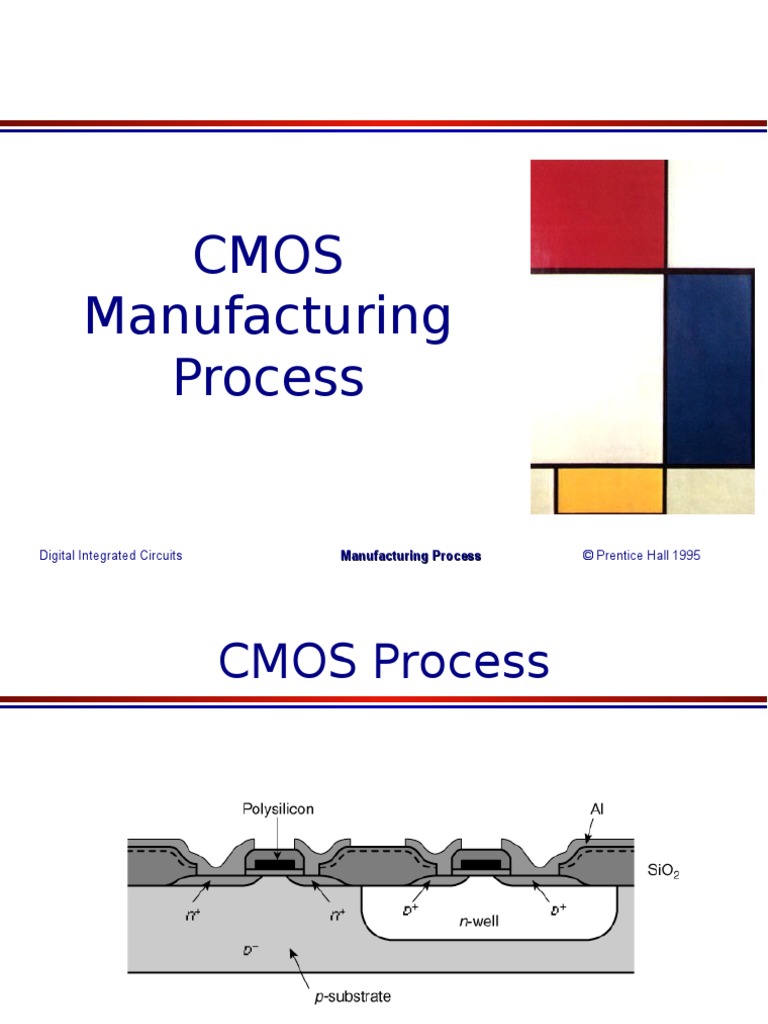 Cmos Manufacturing Process: Digital Integrated Circuits © Prentice Hall ...
