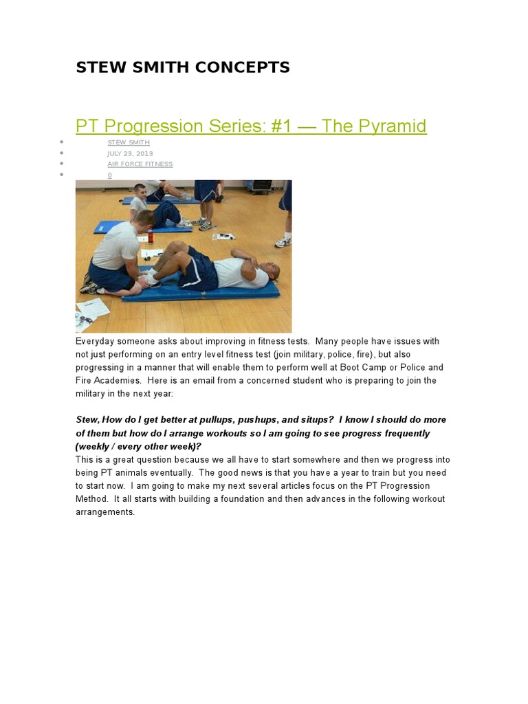 Stew Smith Concepts | PDF | Physical Exercise | Physical Fitness