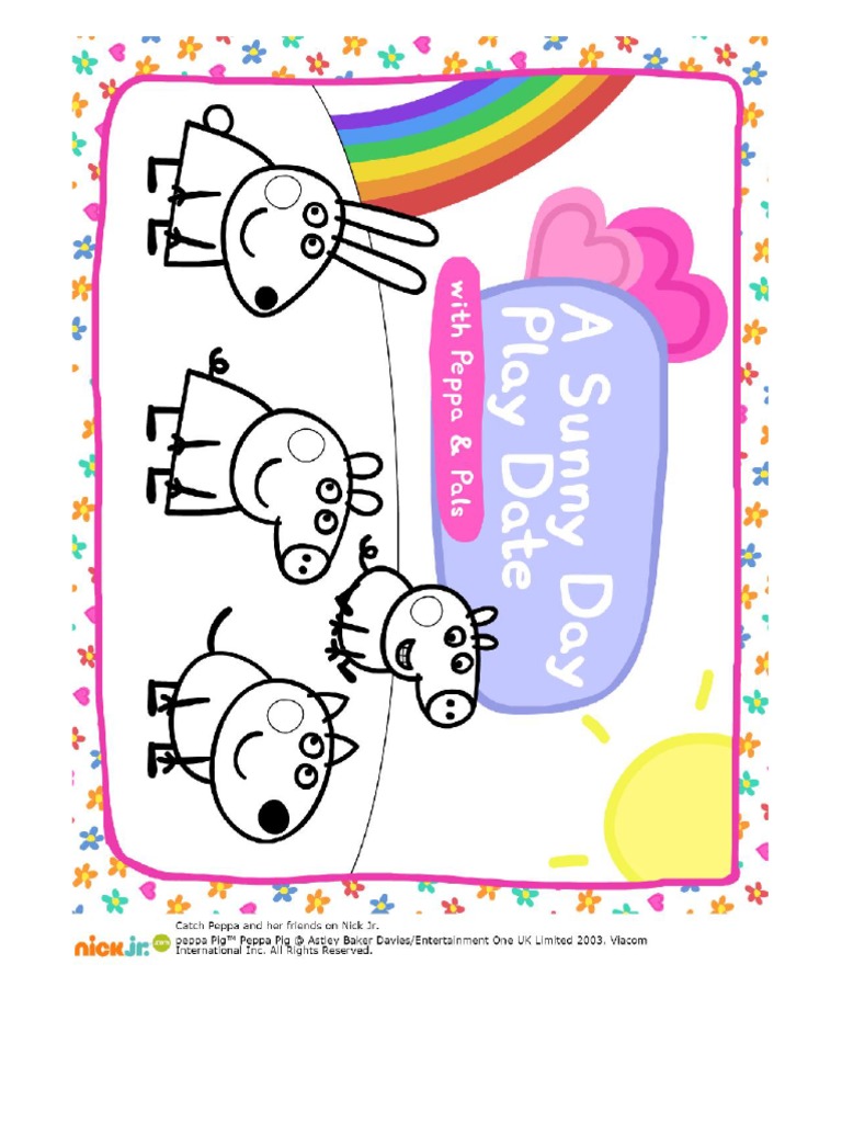 Peppa Pig Spring Coloring Book | PDF