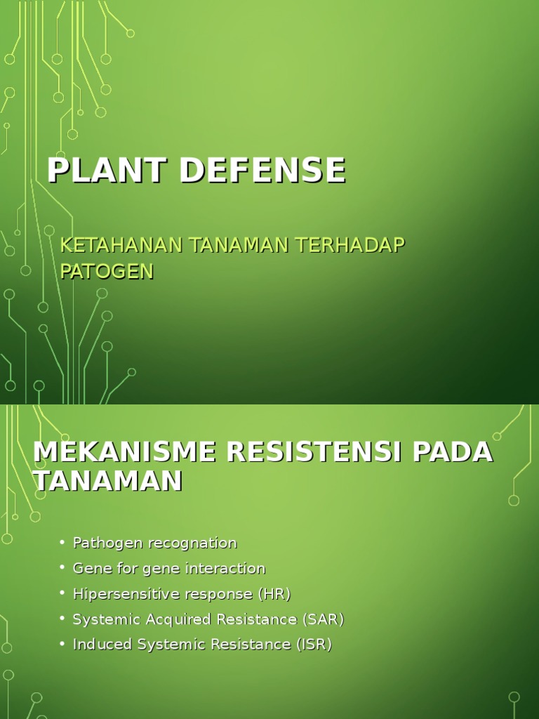 10.plant Defence | PDF | Microbiology | Biology