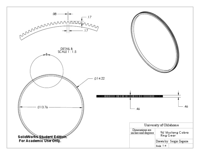 Mustang Cobra Ring Gear Specs | PDF | Sports & Recreation