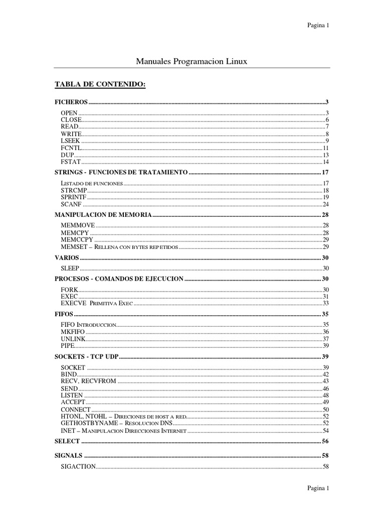 Manuales de Programacion en Linux PDF | PDF | Puntero (Programación de ...