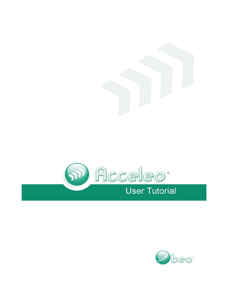 Acceleo 2.6 User Tutorial | PDF | Eclipse (Software) | Software Engineering