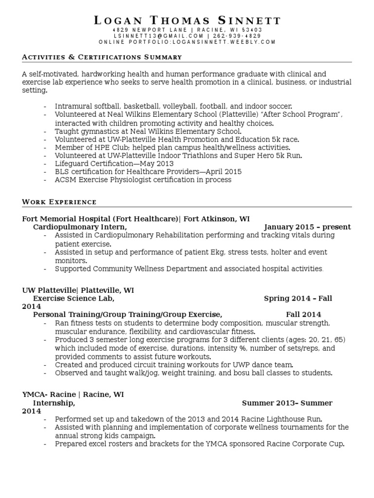 Logan Resume Updated | PDF
