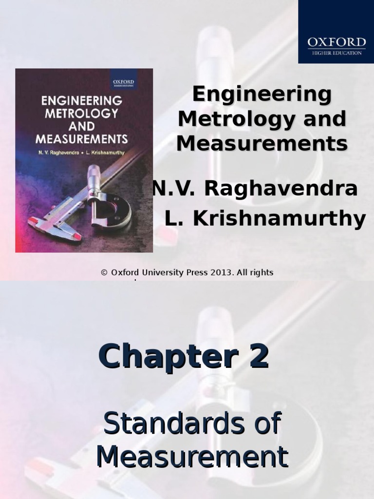 Engineering Metrology and Measurements N.V. Raghavendra L ...