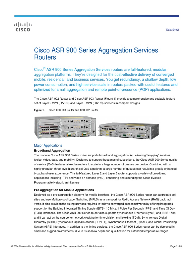 ASR 903 Datasheet.pdf | Power Supply | Router (Computing) | Free 30-day ...