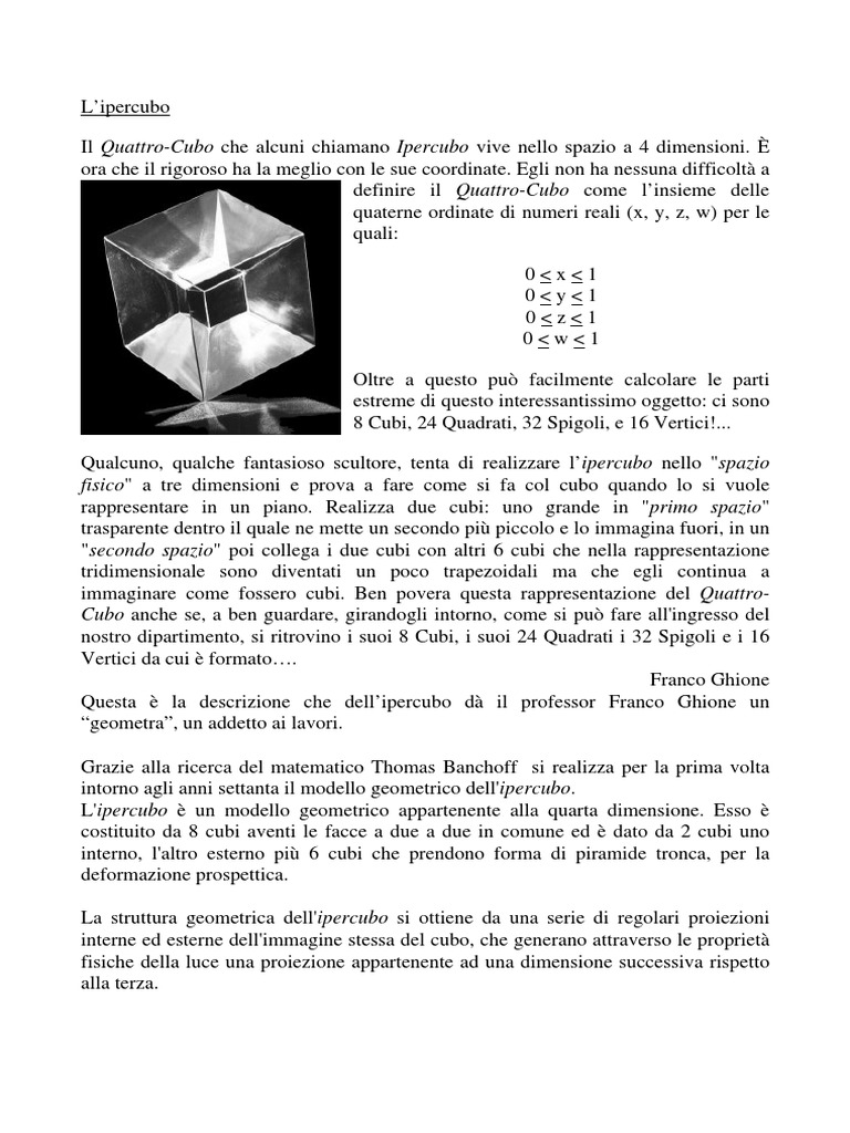 Ipercubo | PDF