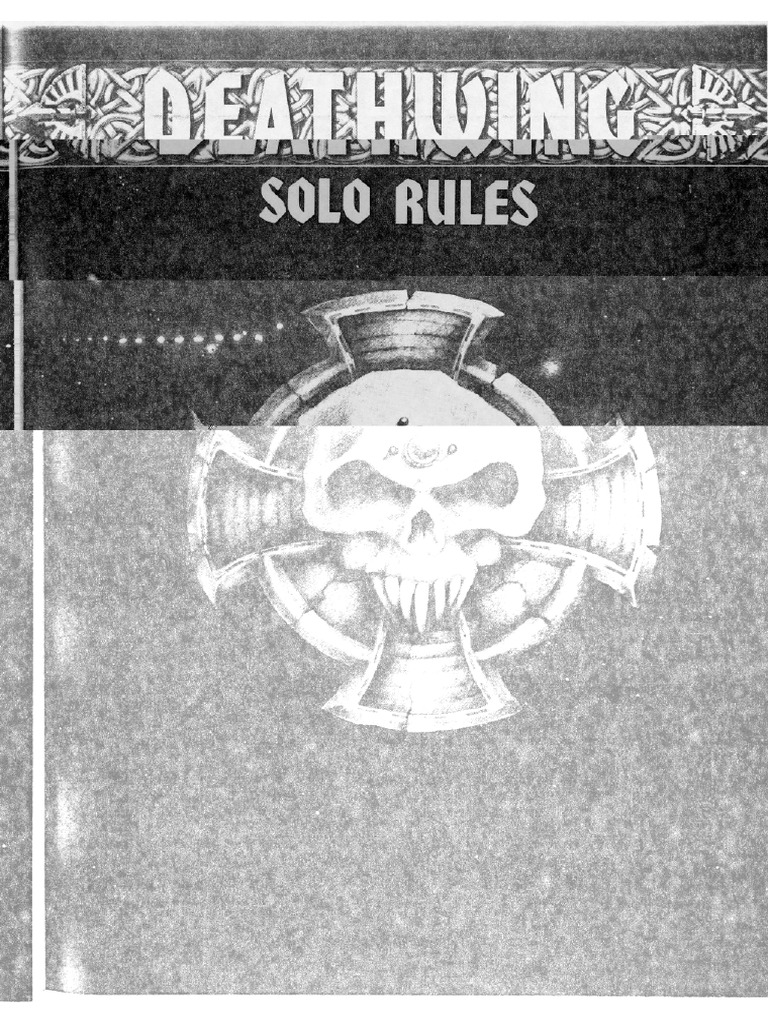 Space Hulk Solo Rules | PDF
