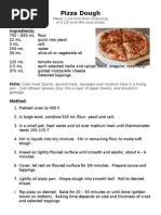 Index of Recipes Armed Forces Recipe Service TM 10-412 | PDF | Doughnut ...