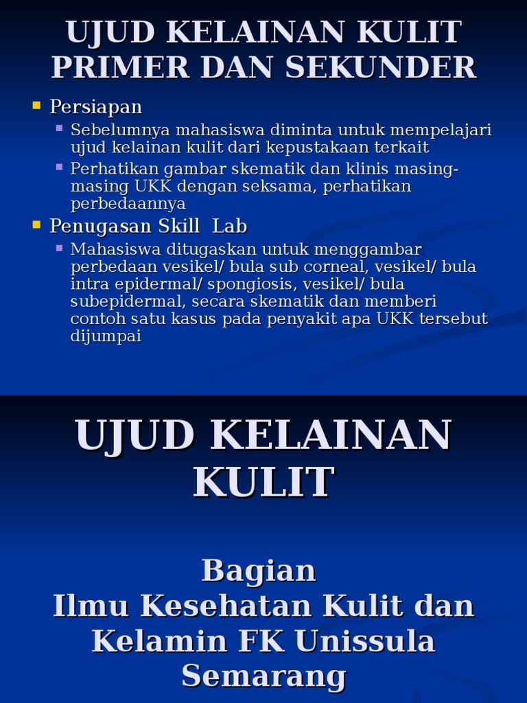 Ukk Primer Dan Sekunder | PDF