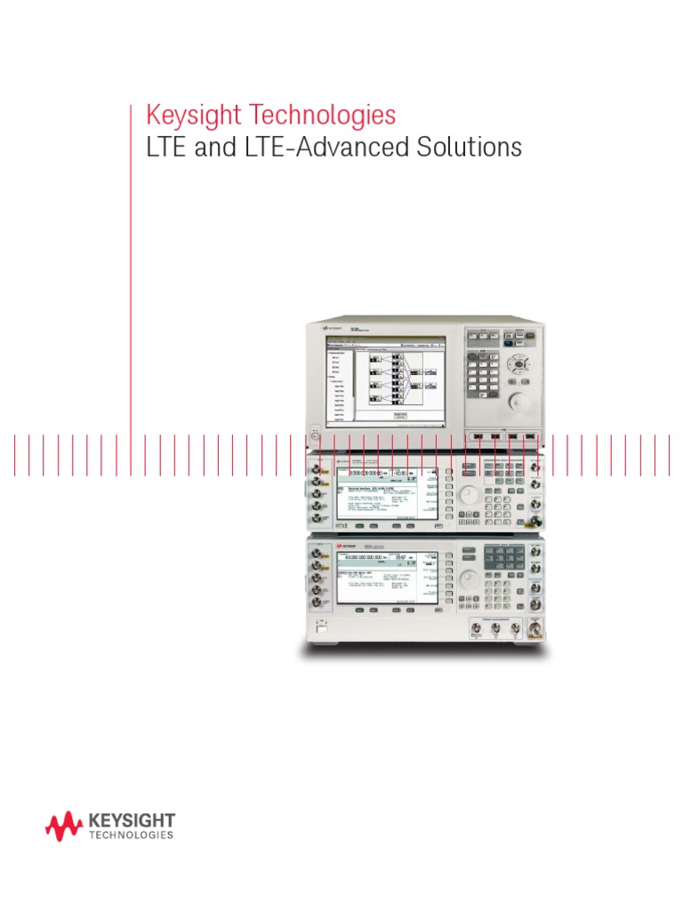 LTE and LTE-Advanced Solutions: Keysight Technologies | PDF | Lte (Telecommunication) | Mimo