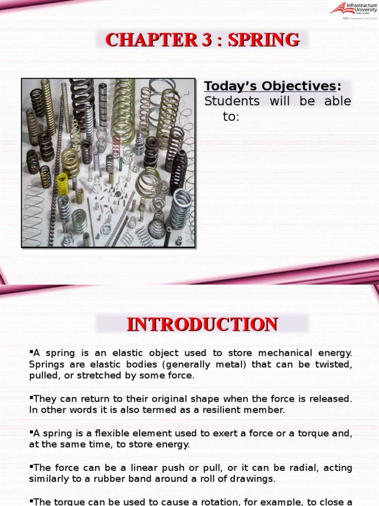 Spring | PDF | Buckling | Stress (Mechanics)