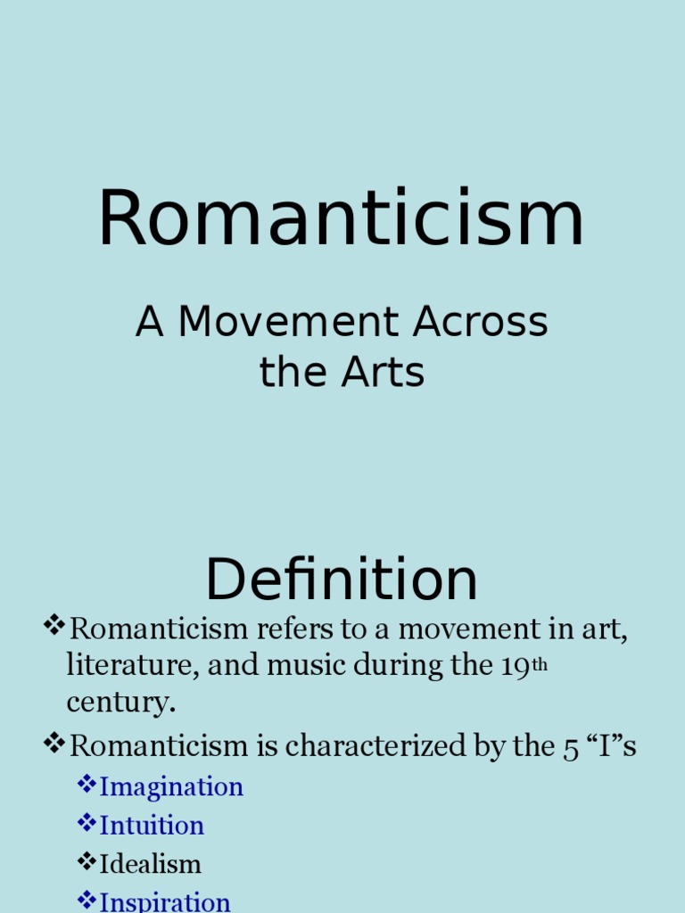 Romanticism | PDF | Romanticism | Intuition