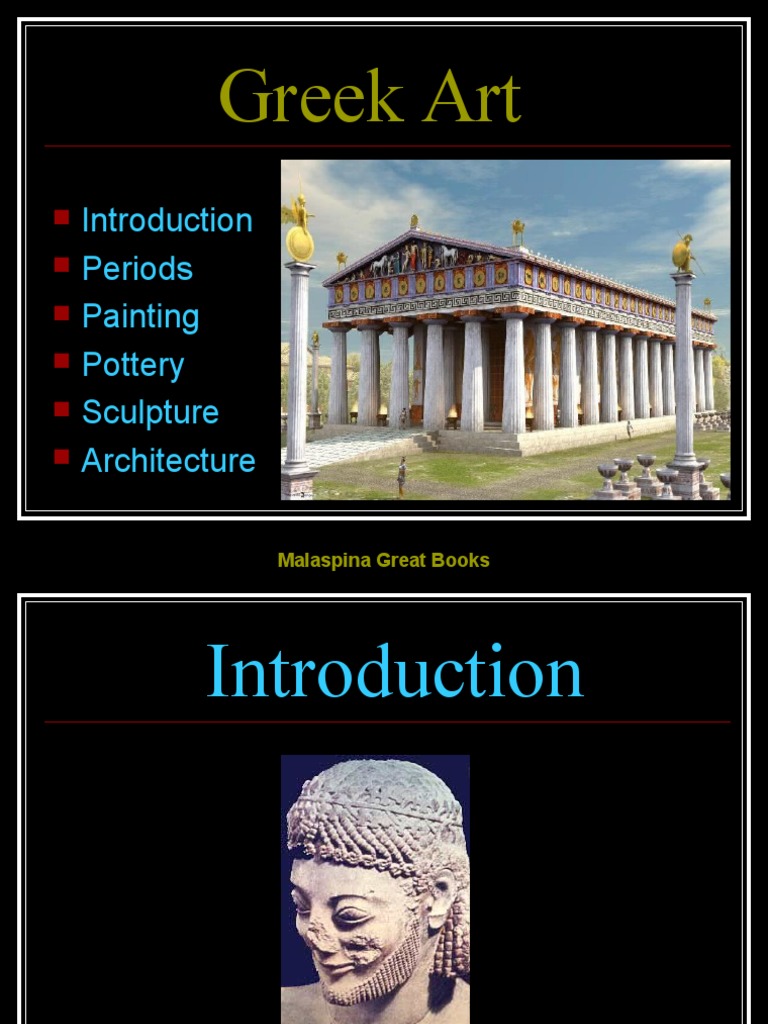 Greek Art: Periods Painting Pottery Sculpture Architecture | PDF ...