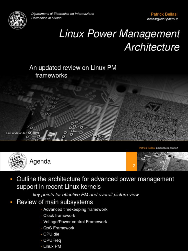 Linux Power Management Architecture | PDF | Device Driver | Latency (Engineering)