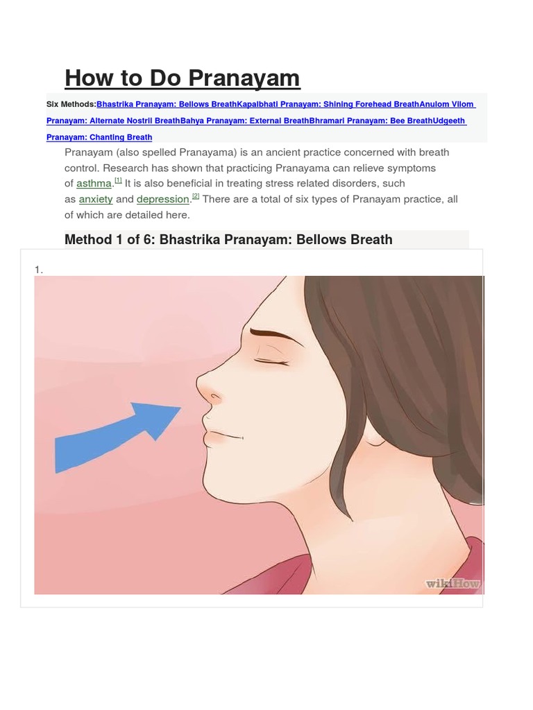 How To Do Pranayam | PDF | Exhalation | Breathing