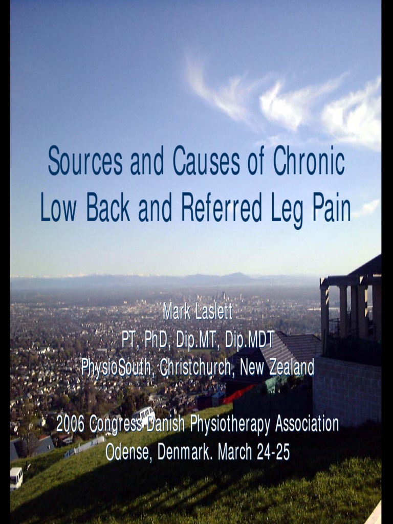 9.50 - 10.35 Mark Laslett Patho-Anatomic Sources | PDF | Sensitivity ...