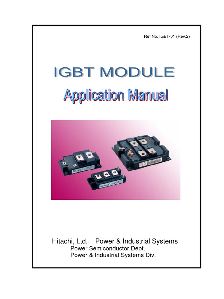 Hitachi Igbt Manual PDF | PDF | Field Effect Transistor | Capacitor