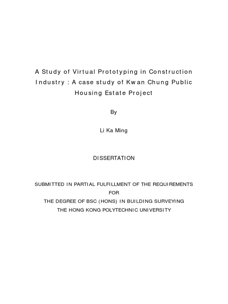 Dissertation Kwaichunghousing | PDF | Computer Aided Design | 3 D Computer Graphics