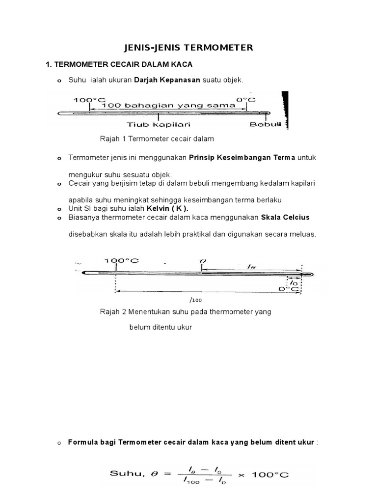 Termometer Dan TEREREerma | PDF