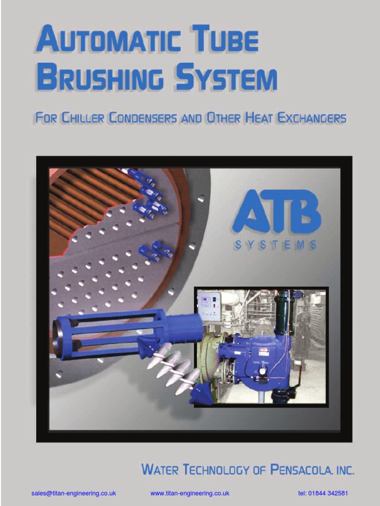 Automatic Tube Brushing System | PDF | Heat Exchanger | Vacuum Tube