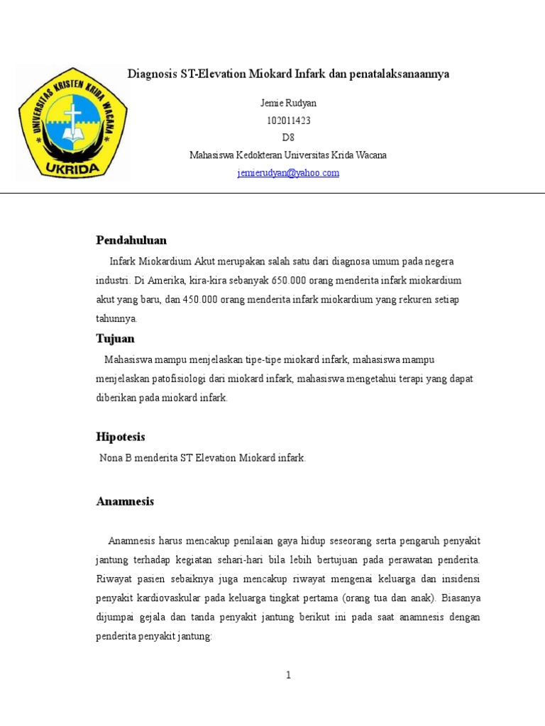 PBL Blok 19 STEMI | PDF