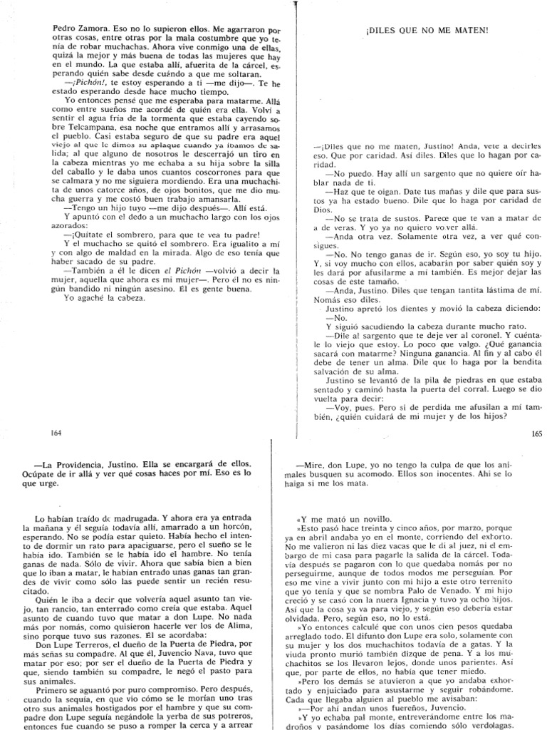 RULFO Juan. Diles Que No Me Maten - Pdf-Libre | PDF