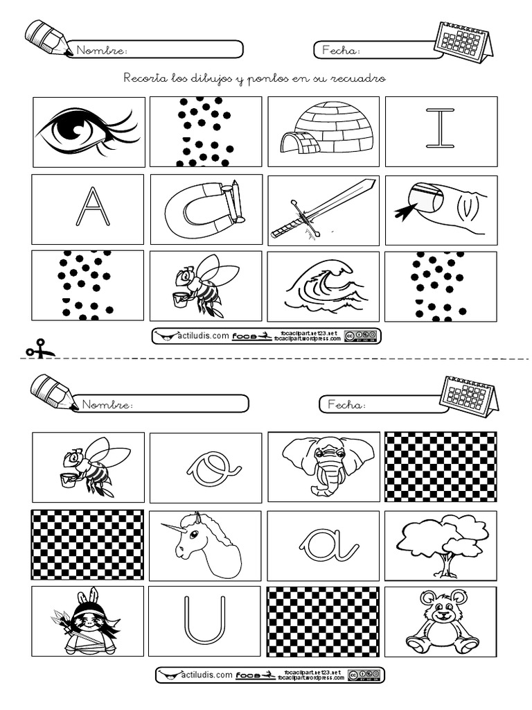 Bingo de Vocales | PDF | Hogar, jardinería y bricolaje