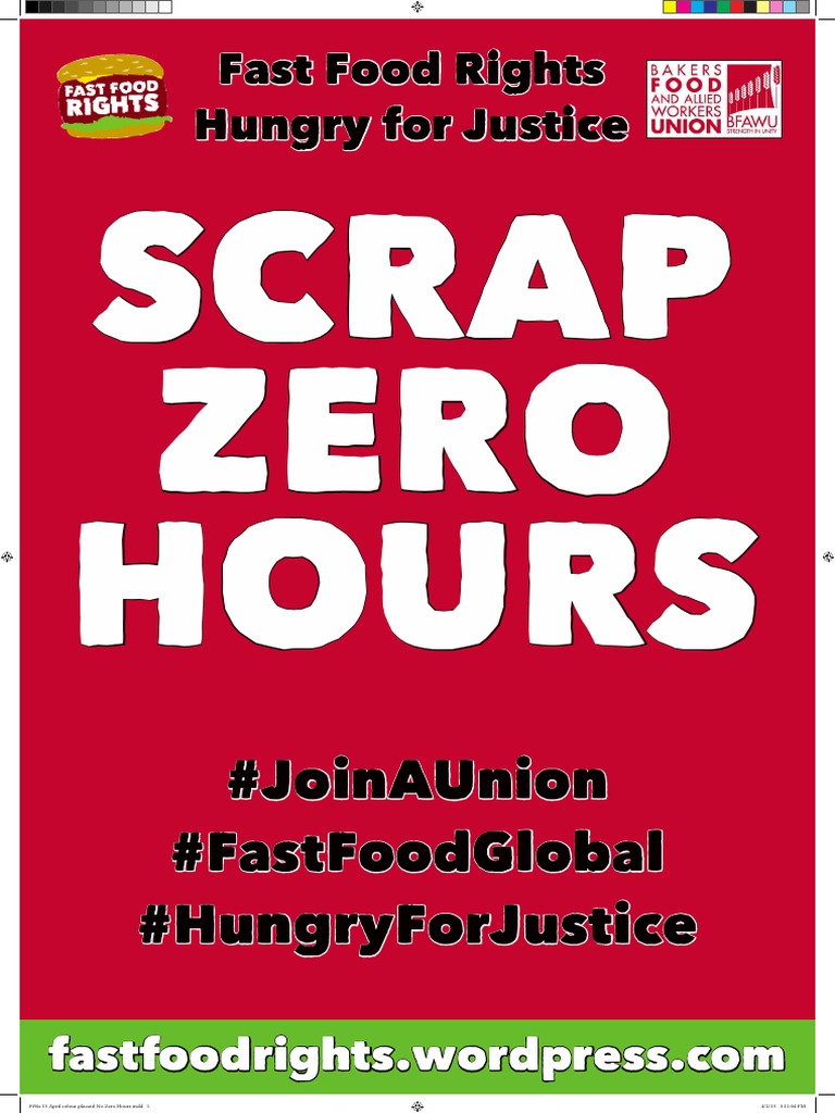 Fast Food Workers' Rights Campaign | PDF | Cooking, Food & Wine