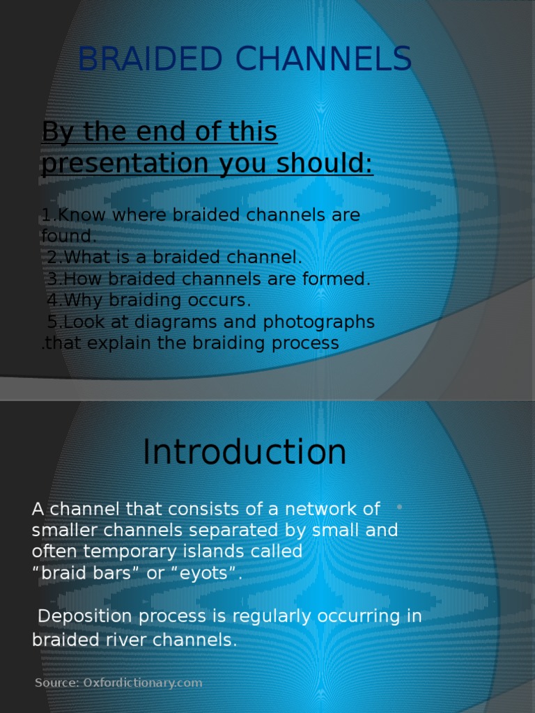 Braided Channels | PDF | Physiographic Divisions | River