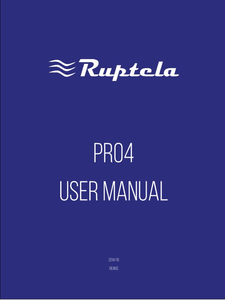 PRO4 User Manual v1.0 | PDF | Power Supply | Electrical Connector