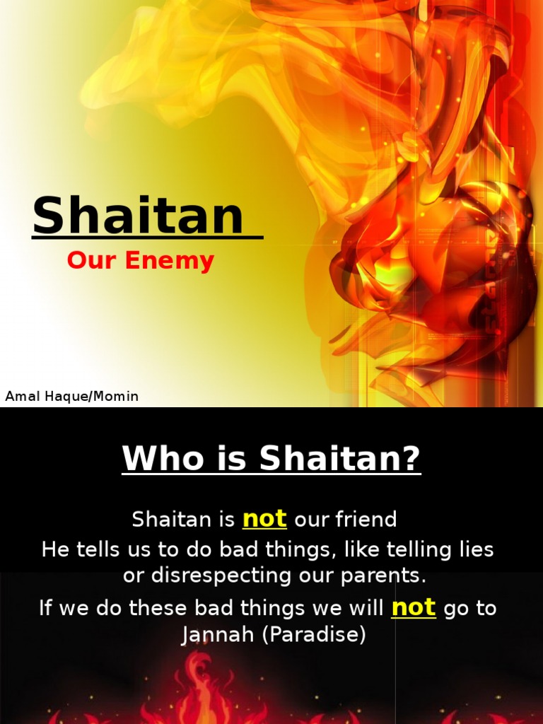 Who Is Shaitaan? For Kids | PDF