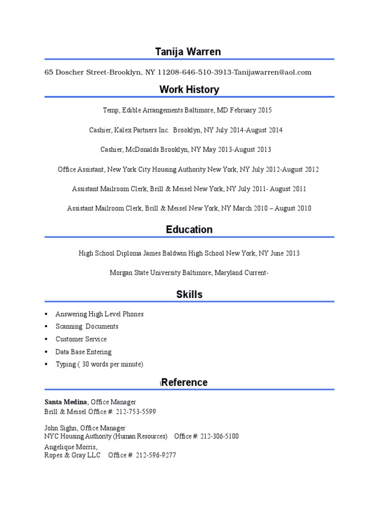 Updated Resume | PDF