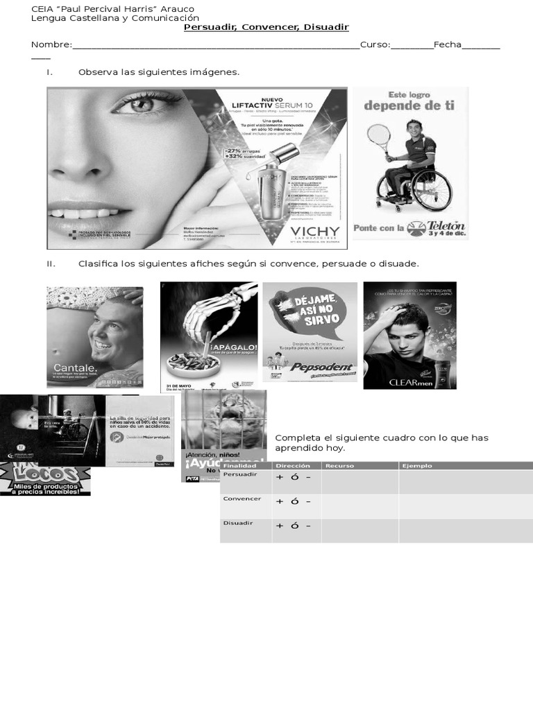 Guia Persuadir Convencer Disuadir | PDF | Ciencias sociales ...