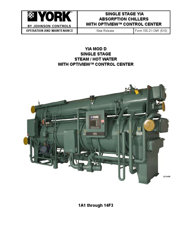 Chiller York | PDF | Heat Exchanger | Refrigeration