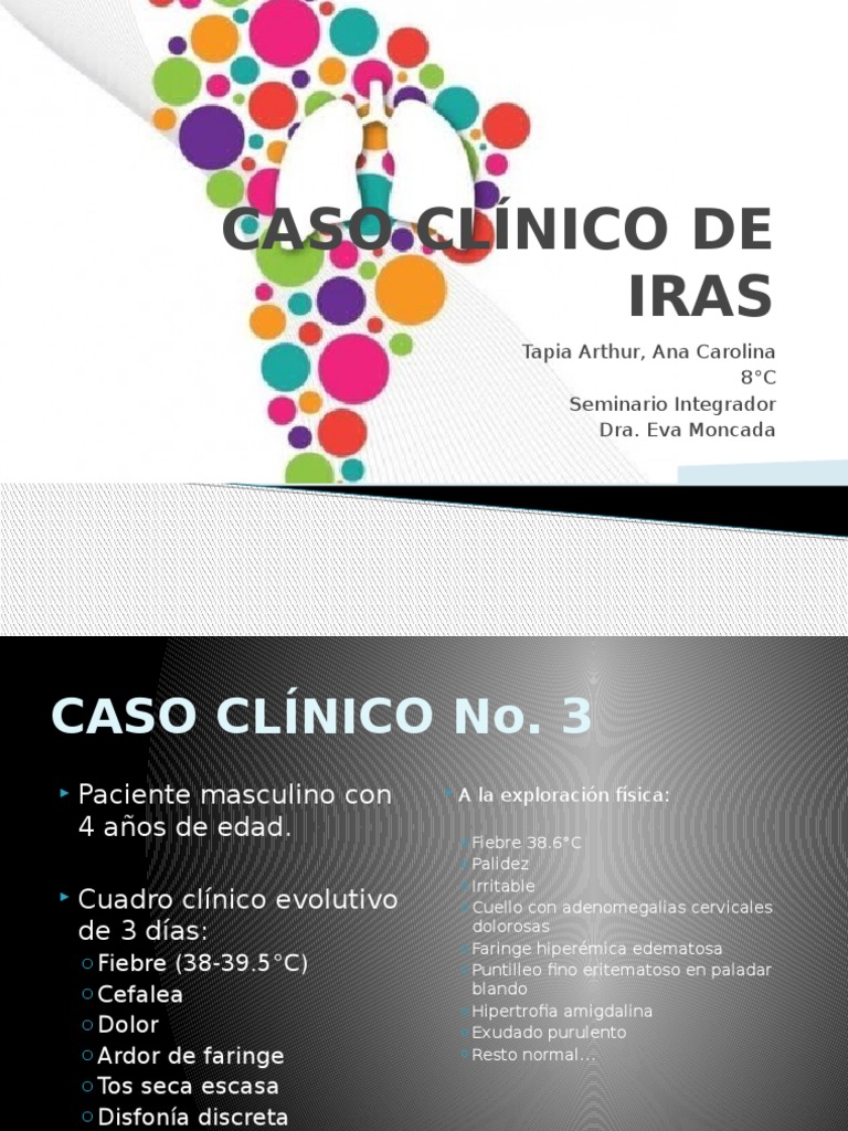 Caso Clínico de Iras | PDF | Medicina | Especialidades Medicas
