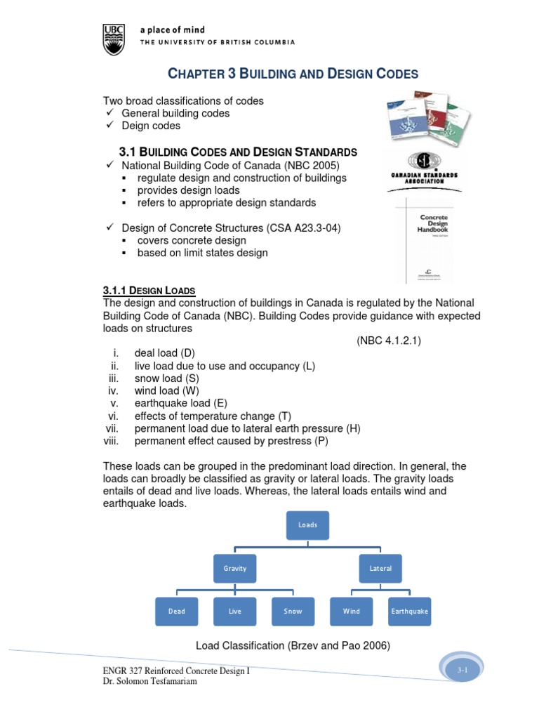 Chapter 3 - Loads | PDF | Structural Load | Beam (Structure)