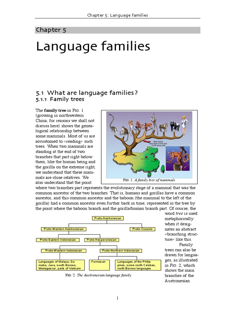 Overview of Language Families | PDF | Korean Language | Japanese Language