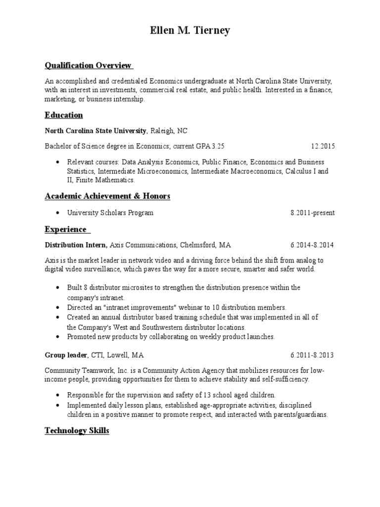 Economics Graduate Seeking Internship Opportunities | PDF