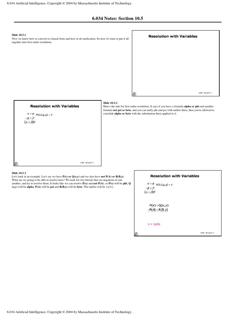 Artificial Intelligence - ch10 - Logic2b | PDF | Syntax (Logic) | Logic