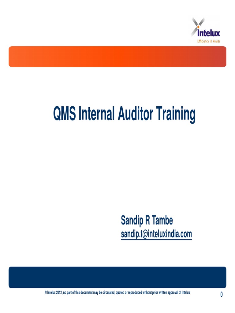 IQA Auditor Training | PDF | Quality Management System | Audit