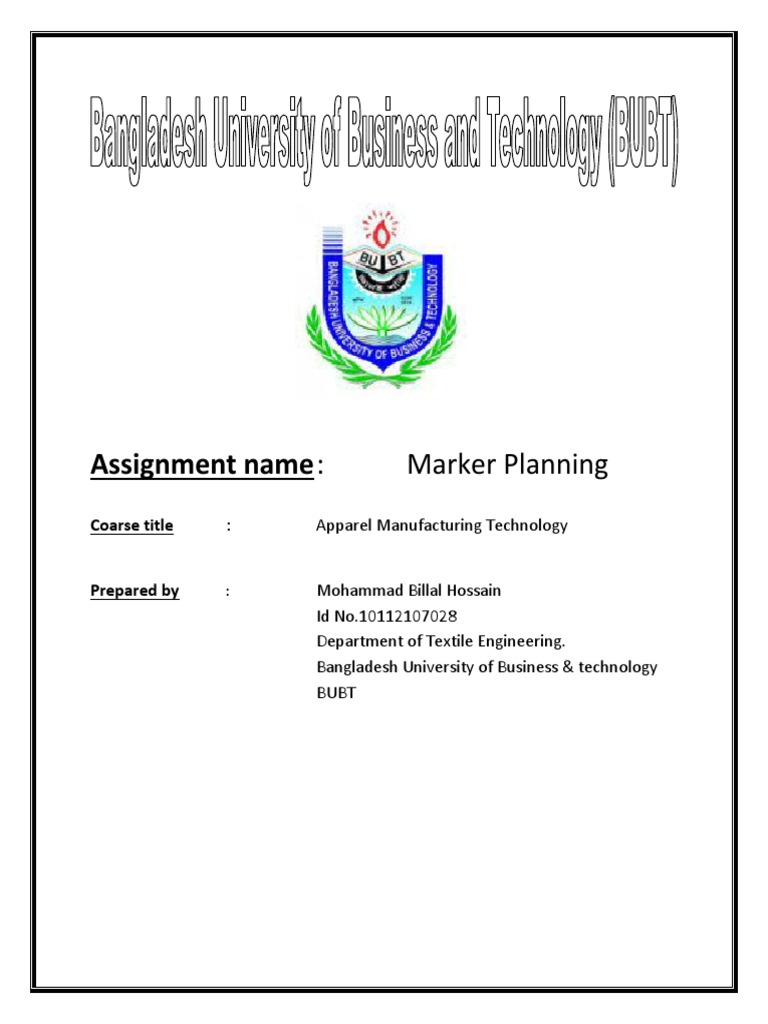 Marker Planing | PDF | Knitting | Clothing