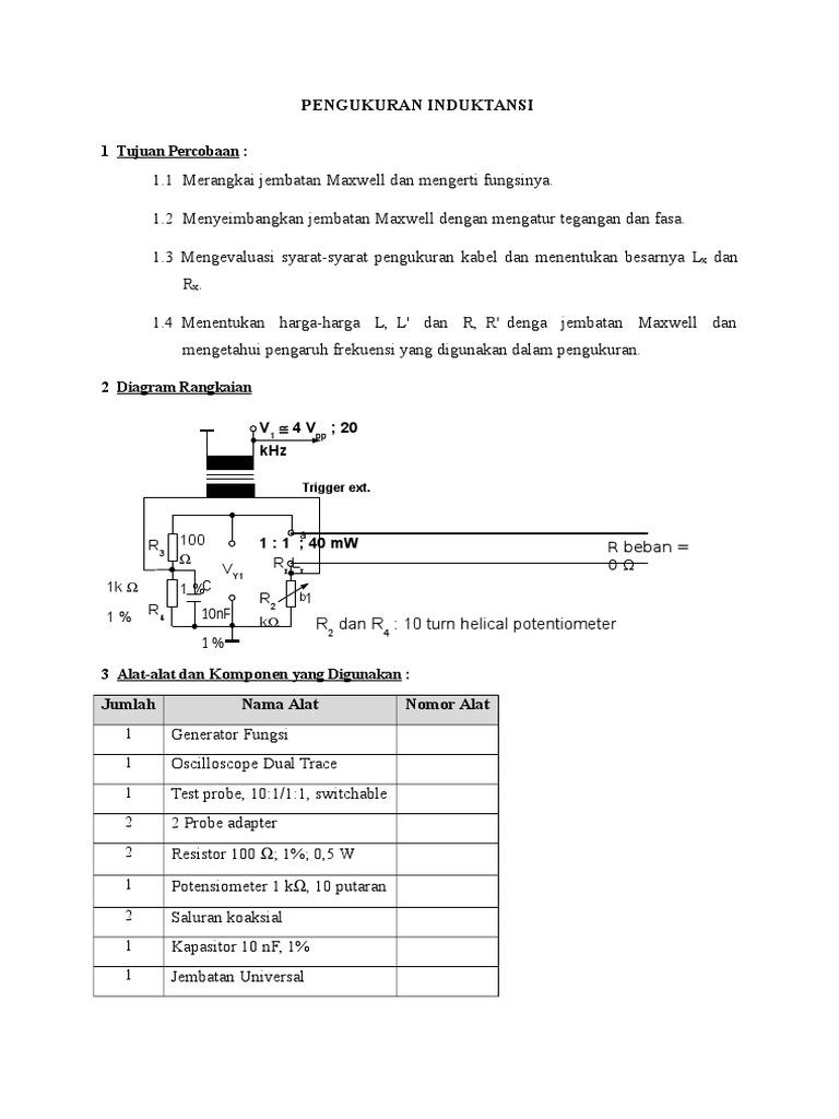 Pengukuran Induktansi | PDF