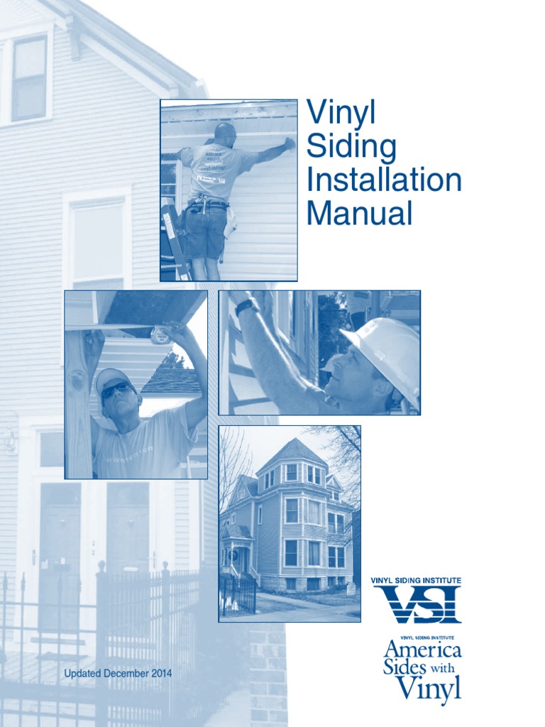 Vinyl Siding Installation Manual | PDF | Framing (Construction ...