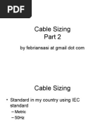 MV Cable Sizing Calculation Excel | PDF