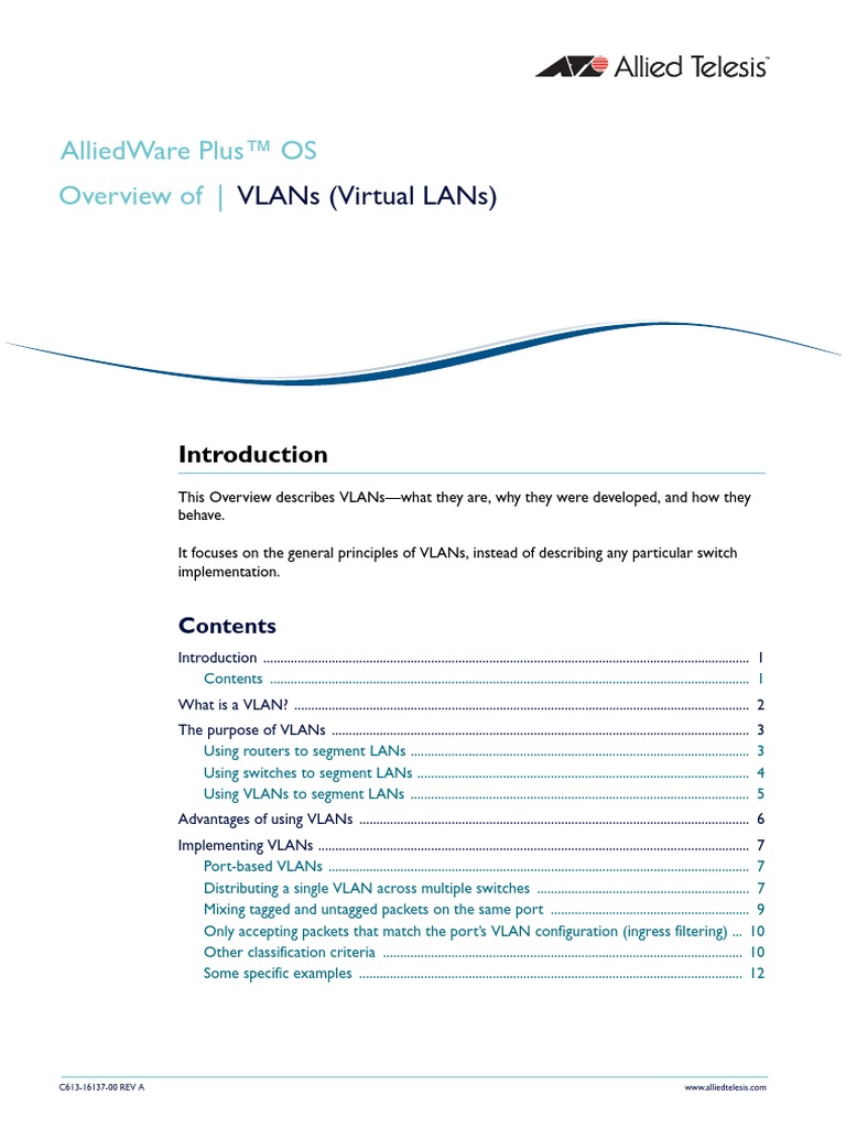 Overview Vlans | PDF