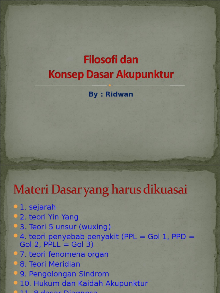 4 Filosofi Dan Konsep Dasar Akp | PDF