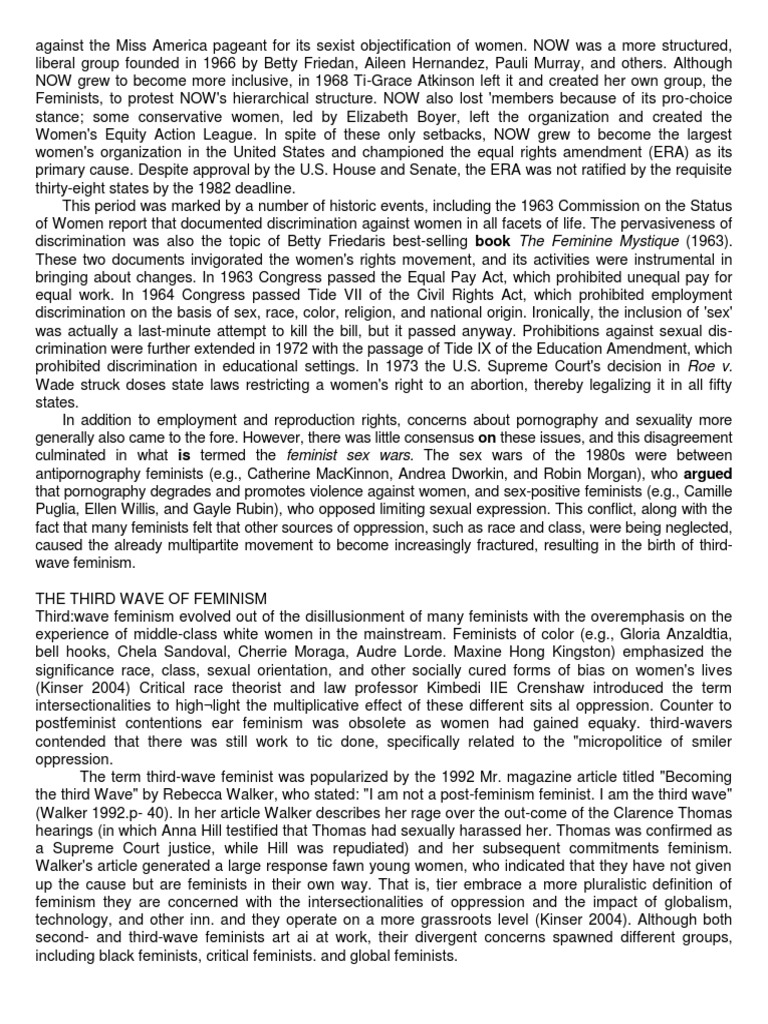 Third Wave Feminism | PDF | Feminism | Gender Studies